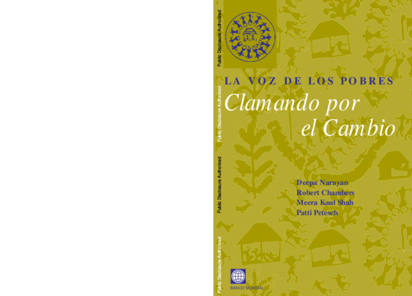 (PDF) La voz de los pobres : clamando por el cambio