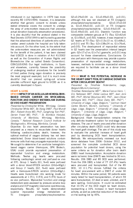 (PDF) What Is the Potential Increase of the Heart Graft Pool by Cardiac ...