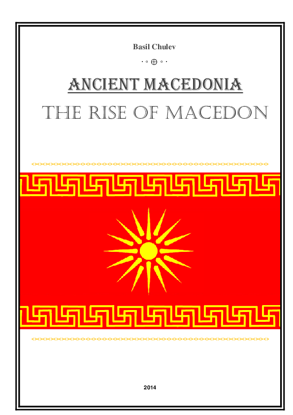 (PDF) Ancient Macedonia - The Rise of Macedon