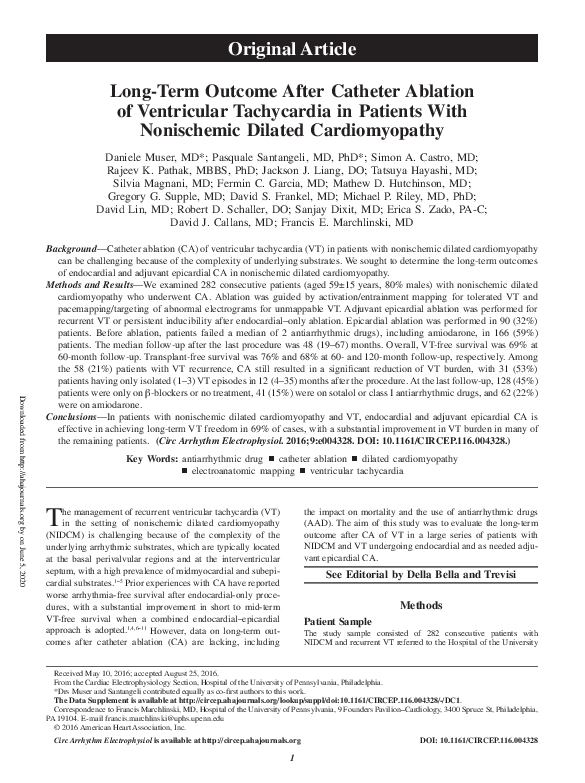 (PDF) Long-Term Outcome After Catheter Ablation of Ventricular ...