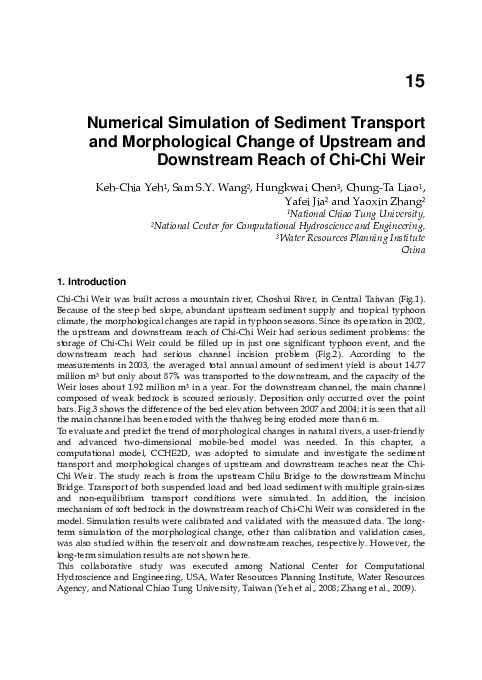 (PDF) Numerical simulation of sediment transport and scouring by an offset jet