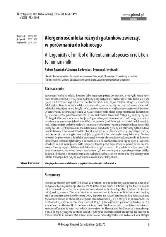 PDF Allergenicity Of Milk Of Different Animal Species In Relation To Human Milk Joanna pdf-allergenicity-of-milk-of-different-animal-species-in-relation-to-human-milk-joanna