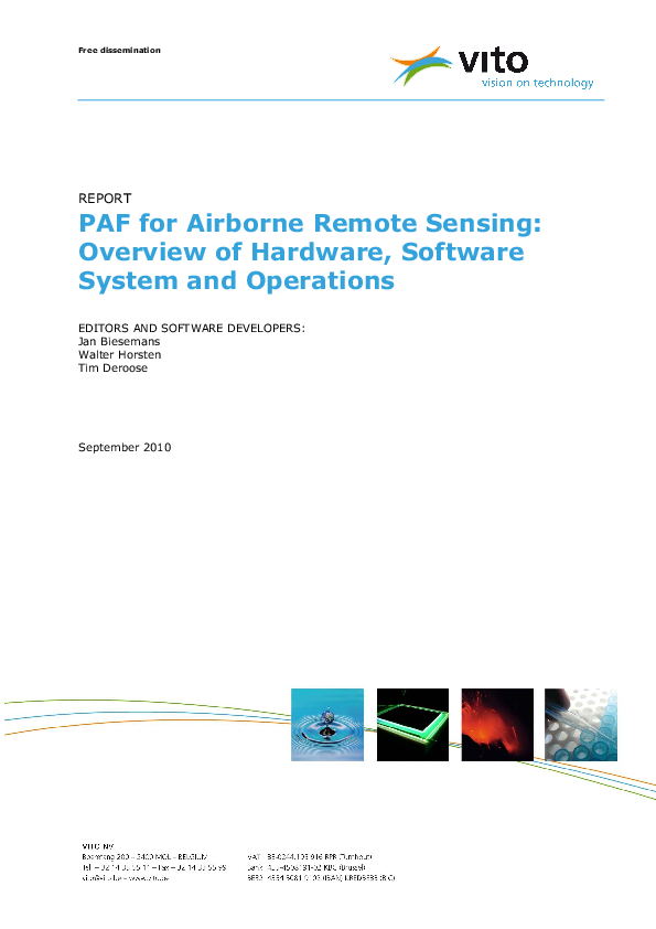 (PDF) Processing and Archiving Facility for Airborne Remote Sensing ...