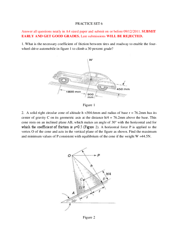(PDF) Engineering Mechanics Practice Problems | VENKITARAJ KONERY ...