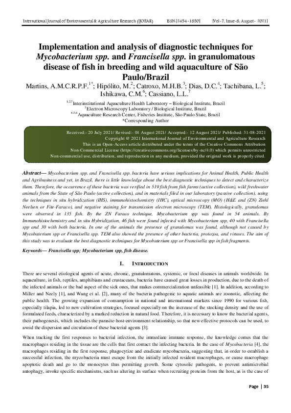 (PDF) Implementation and analysis of diagnostic techniques for ...