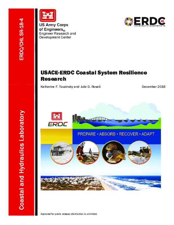 (PDF) USACE-ERDC Coastal System Resilience research