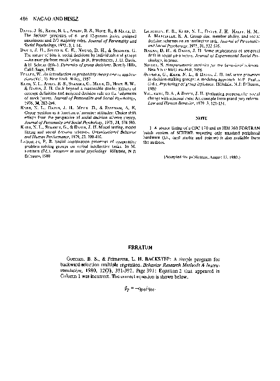 (PDF) Erratum to: BACKSTEP: A simple program for backward-selection ...