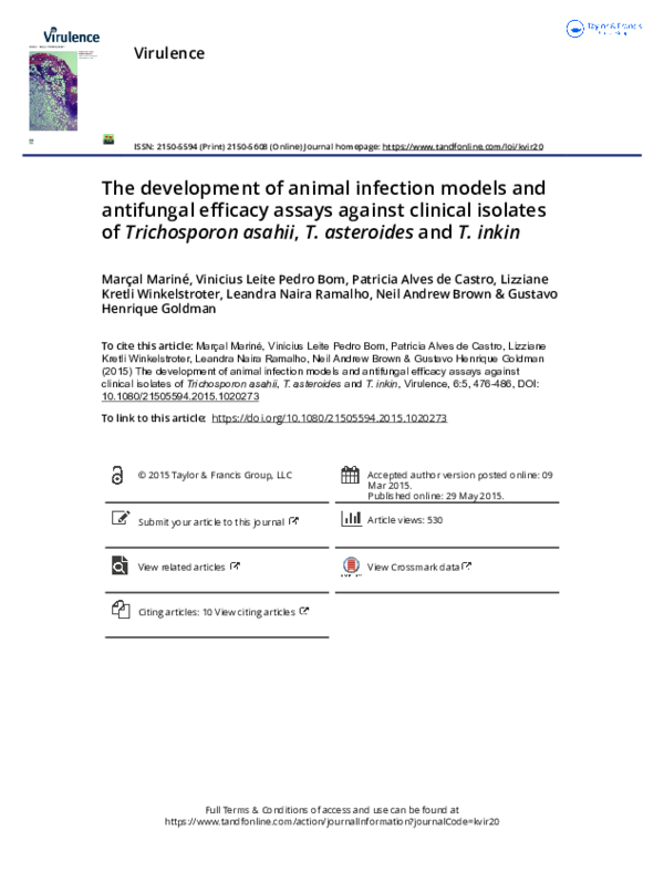 (PDF) Exploring the resistance mechanisms in Trichosporon asahii ...