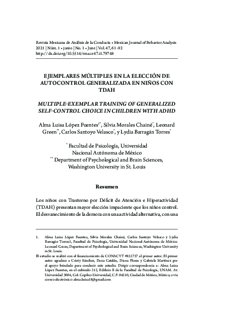 (PDF) EJEMPLARES MÚLTIPLES EN LA ELECCIÓN DE AUTOCONTROL GENERALIZADA ...