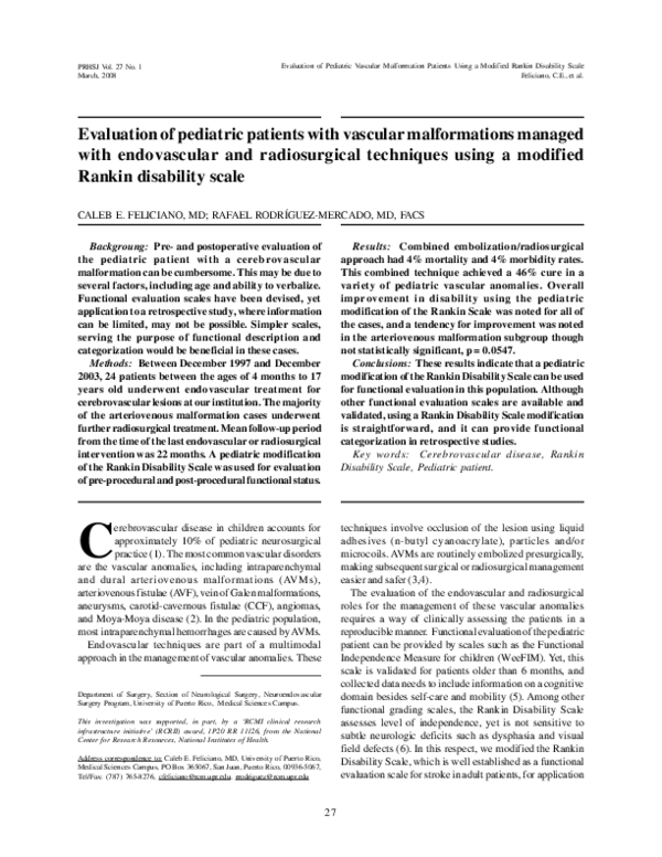 (PDF) Evaluation of pediatric patients with vascular malformations ...