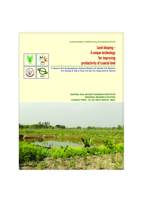 (PDF) Land shaping – A unique technology for improving productivity of ...