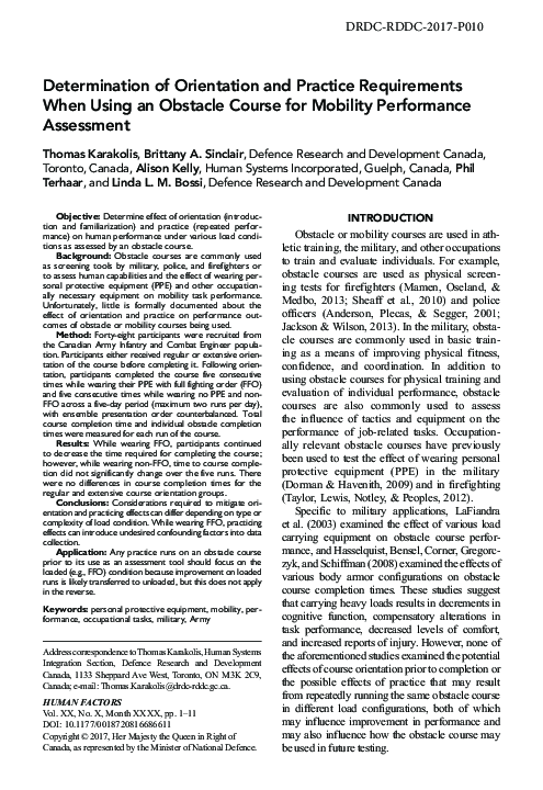 (PDF) Determination of Orientation and Practice Requirements When Using ...