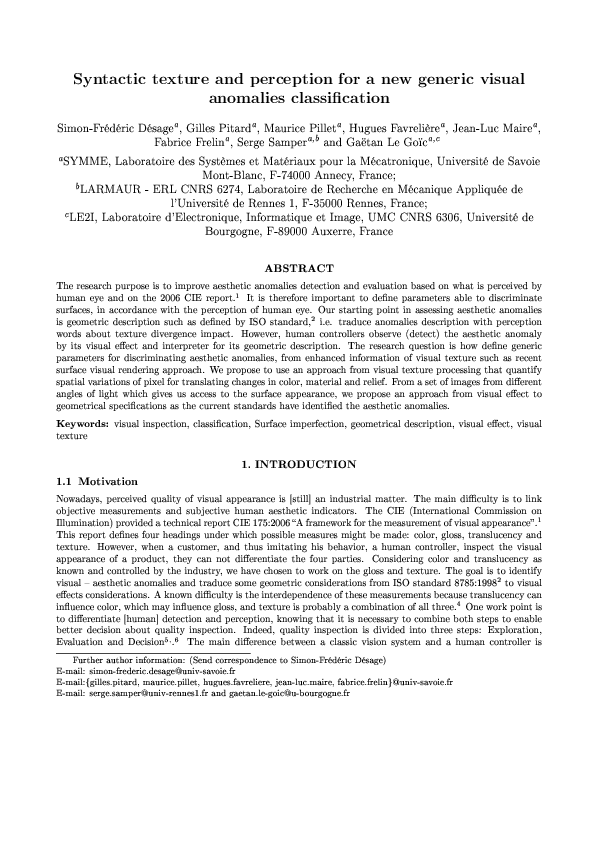 (PDF) Syntactic texture and perception for a new generic visual ...