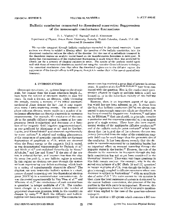 (PDF) Ballistic conductor connected to disordered reservoirs ...
