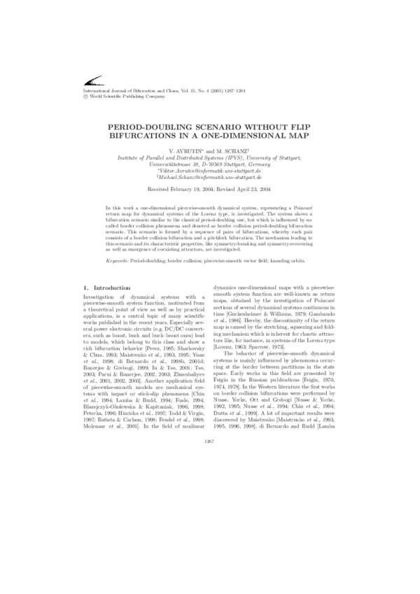 (PDF) Period-Doubling Scenario Without Flip Bifurcations in a One ... (PDF) Period-Doubling Scenario Without Flip Bifurcations in a One ...