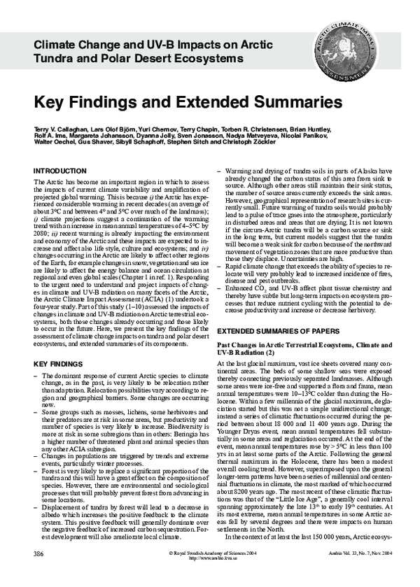 (PDF) Key Findings and Extended Summaries