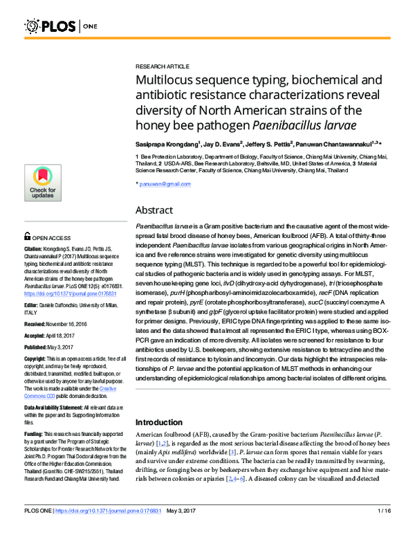 Pdf Multilocus Sequence Typing Biochemical And Antibiotic Resistance