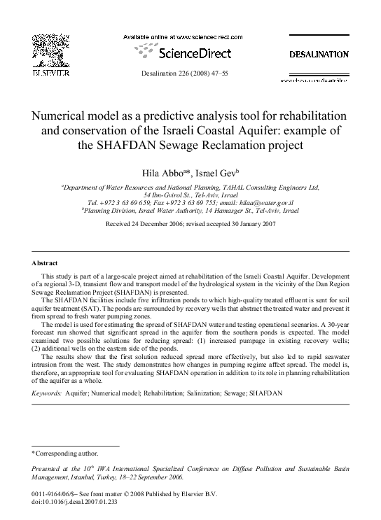 (PDF) Numerical model as a predictive analysis tool for rehabilitation ...