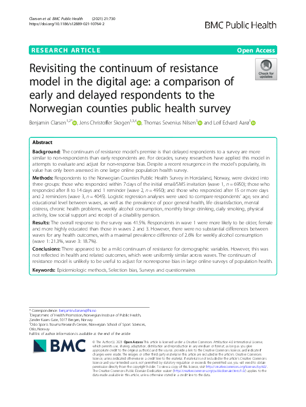 (PDF) Revisiting the continuum of resistance model in the digital age ...