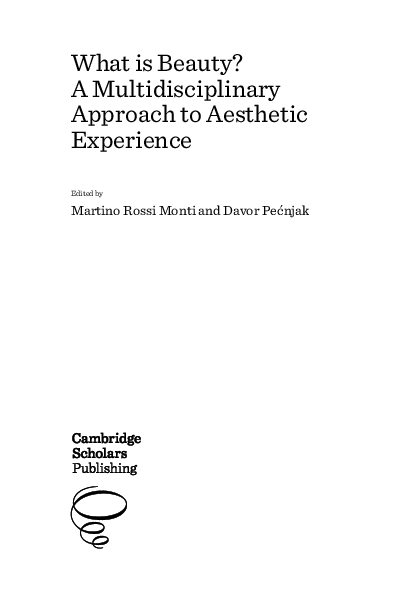 (PDF) What is Beauty? - Introduction, Table of Contents & Authors