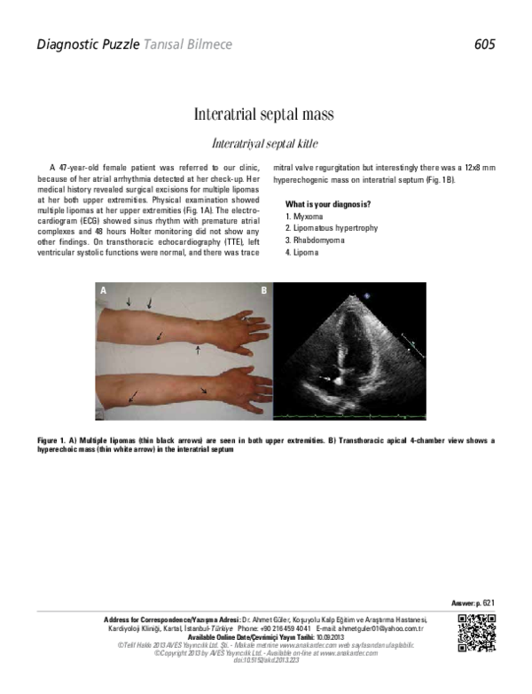 (PDF) Interatrial septal mass
