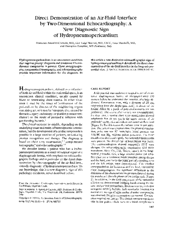 (PDF) Direct demonstration of an air-fluid interface by two-dimensional ...