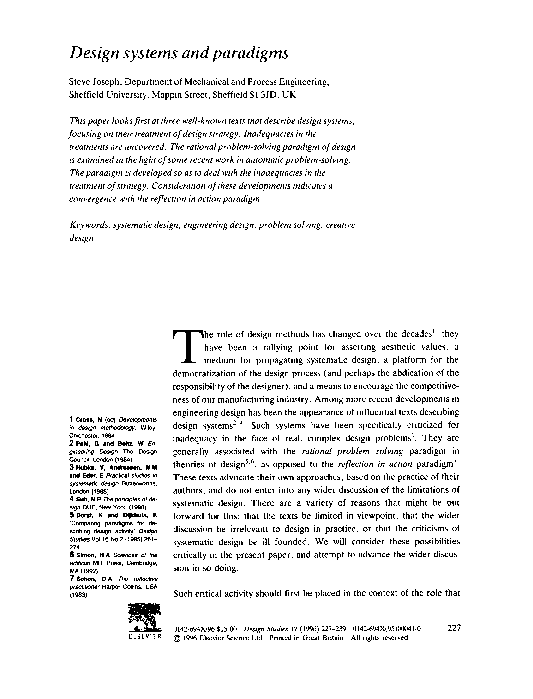 (PDF) Design systems and paradigms