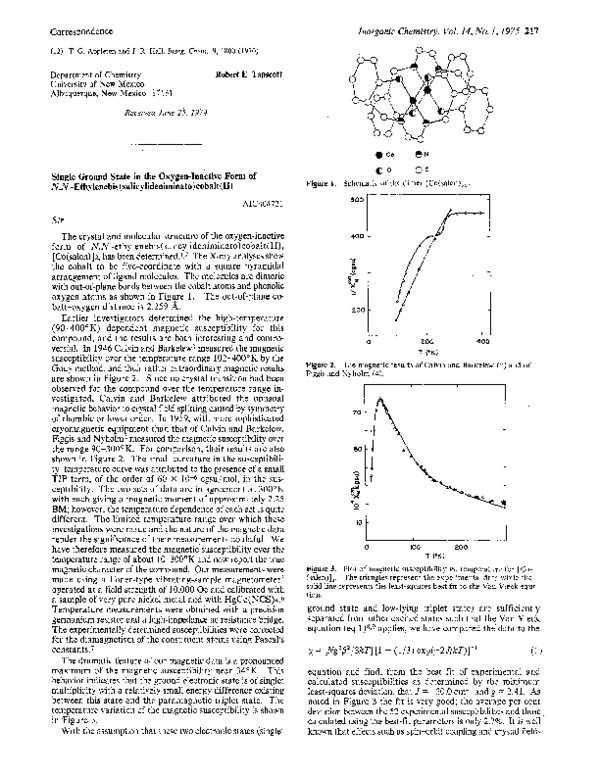 (PDF) Singlet ground state in the oxygen-inactive form of N,N ...
