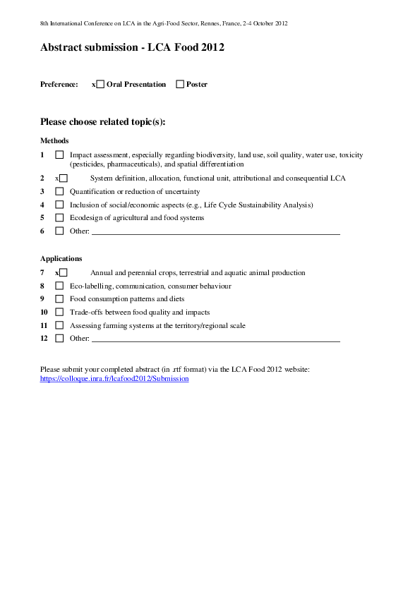 (PDF) LCA of Finnish rainbow trout, results and significance on ...