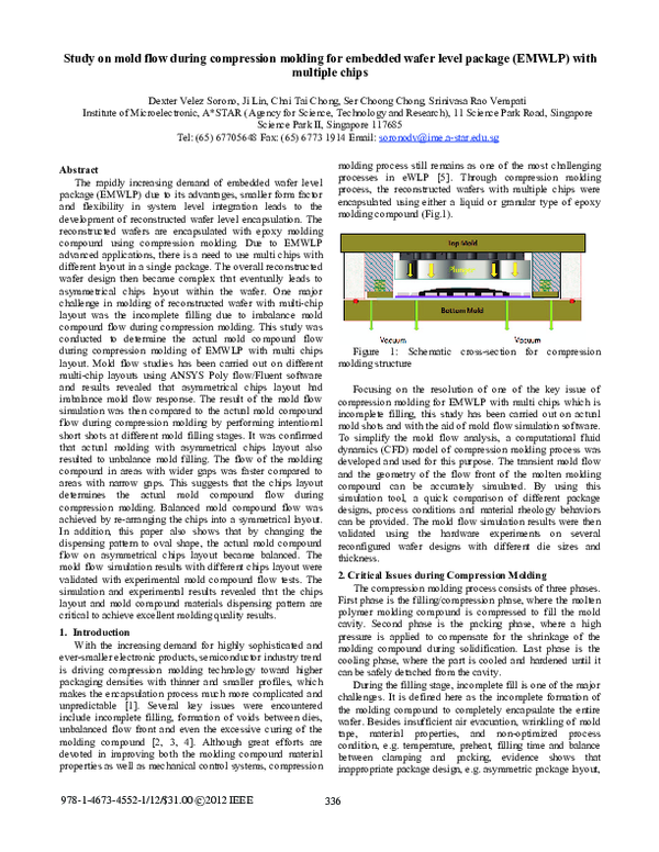 (PDF) Study on mold flow during compression molding for embedded wafer ...