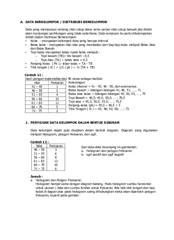 (PDF) Modul dan tugas statistika