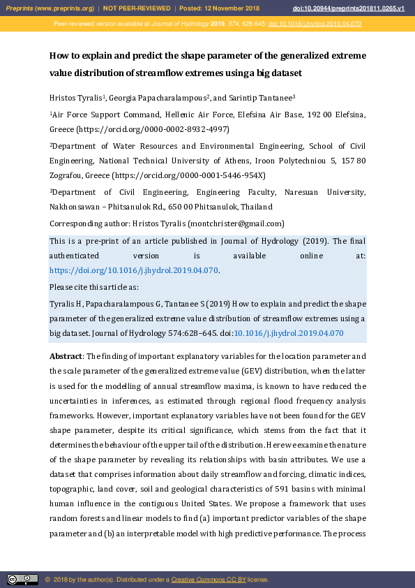 (PDF) How to Explain and Predict the Shape Parameter of the Generalized ...