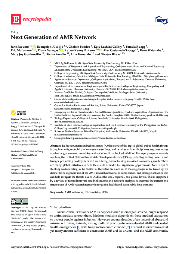 (PDF) Next Generation of AMR Network