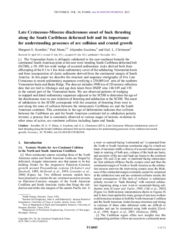 (PDF) Late Cretaceous-Miocene diachronous onset of back thrusting along ...