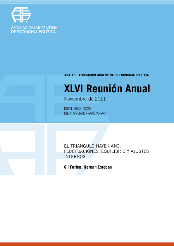 (PDF) [02] El Triangulo Hayekiano: Fluctuaciones, Equilibrio Y Ajustes ...