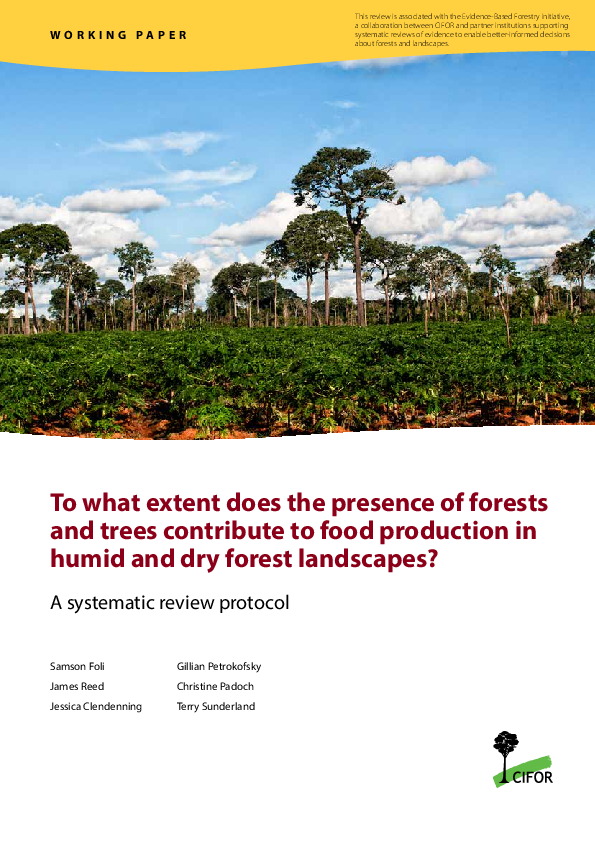 (PDF) To what extent does the presence of forests and trees contribute ...