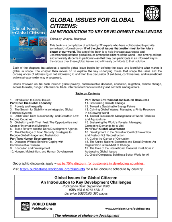 (PDF) Global Issues for Global Citizens