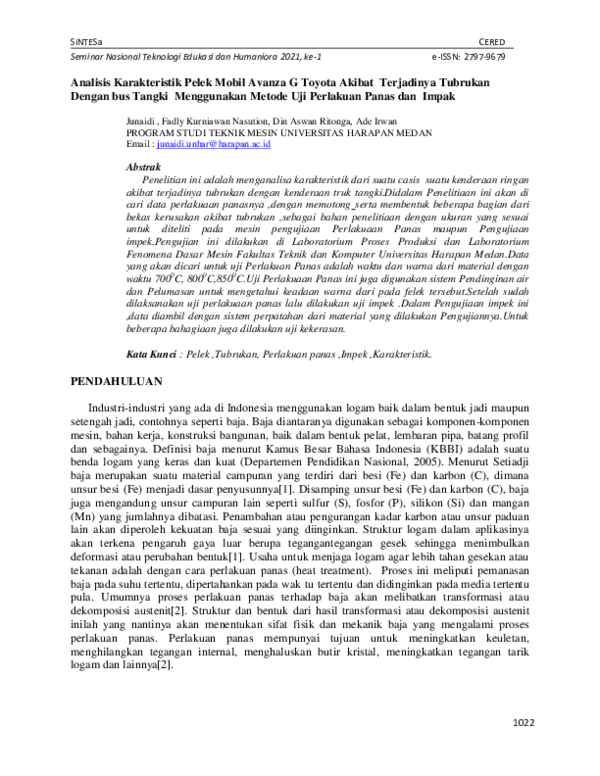 (DOC) UJI IMPAK | Danur Sawawa - Academia.edu