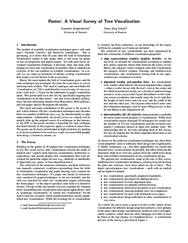 (PDF) Poster: a visual survey of tree visualization | Hans-Jörg Schulz ...