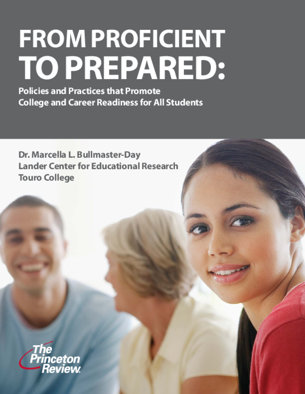 (PDF) From Proficient to Prepared:Policies and Practices that Promote ...