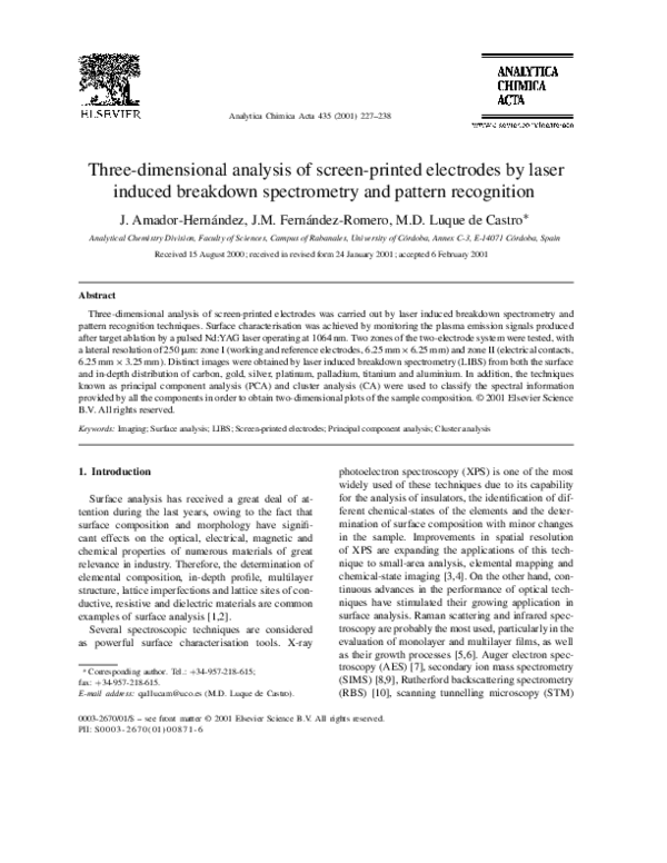 (PDF) Three-dimensional analysis of screen-printed electrodes by laser ...