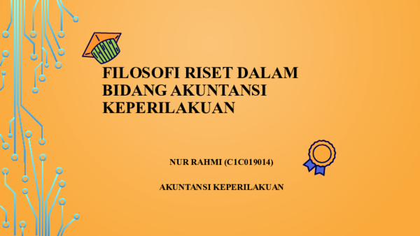 (PPT) PPT FILOSOFI RISET DALAM BIDANG AKUNTANSI KEPERILAKUAN