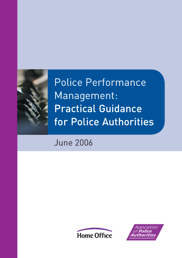 (PDF) Police Performance Management Practical Guidance for Police ...