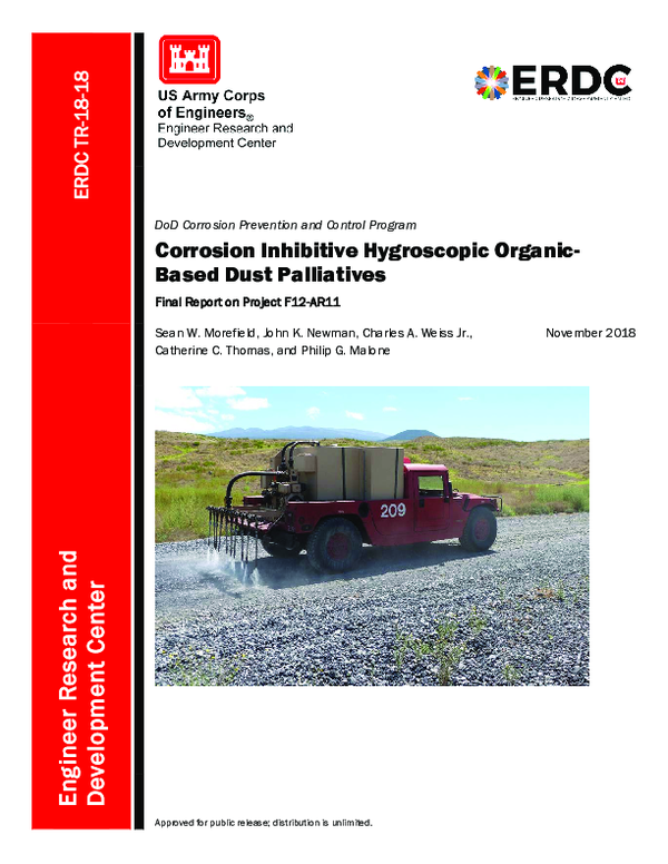 (PDF) Corrosion inhibitive hygroscopic organic-based dust palliatives ...