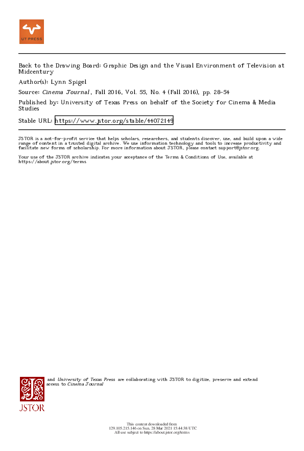 (PDF) Back to the Drawing Board: Graphic Design and the Visual ...