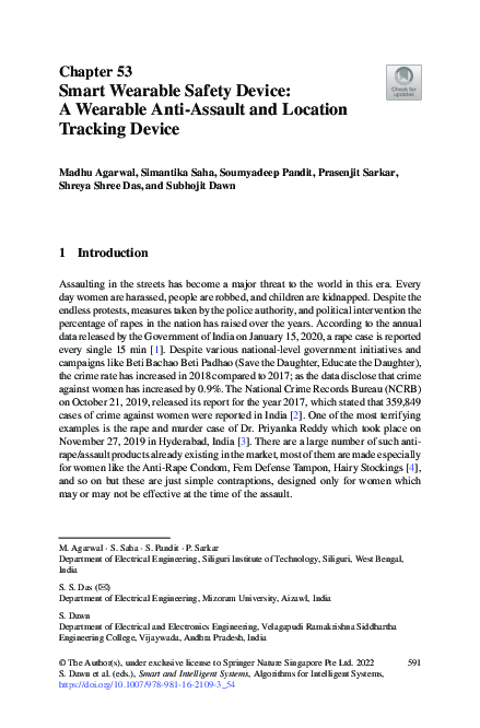 (PDF) Smart Wearable Safety Device: A Wearable Anti-Assault and ...