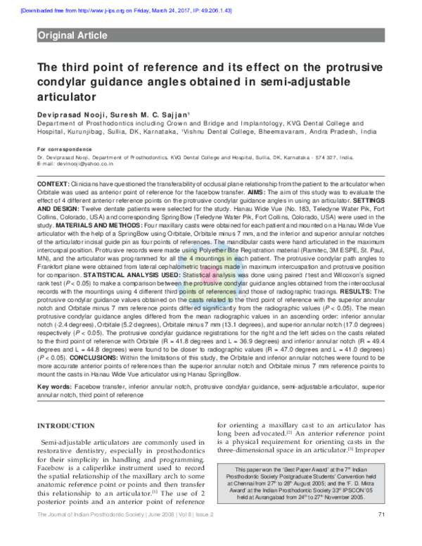(PDF) The third point of reference and its effect on the protrusive ...
