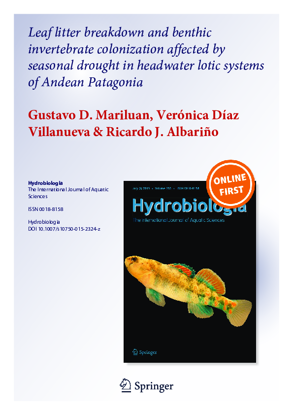 (PDF) Leaf litter breakdown and benthic invertebrate colonization ...