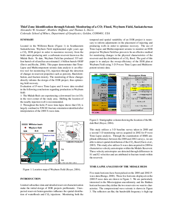 (PDF) Thief zone identification through seismic monitoring of a flood ...