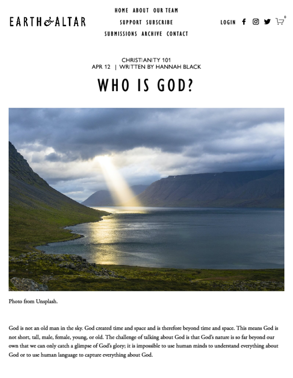 (PDF) Who is God?